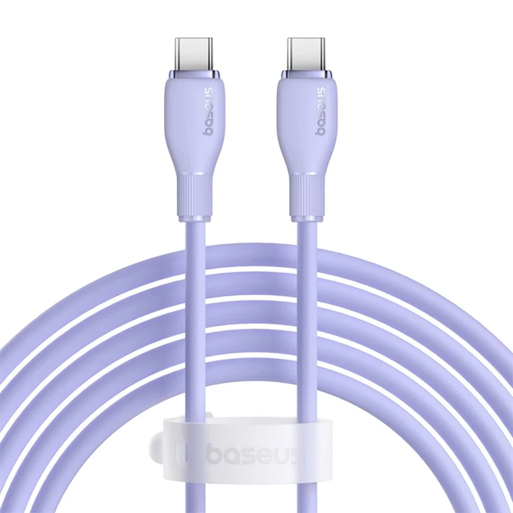Baseus Pudding 100W USB-C - USB-C Kábel 2m - Lila